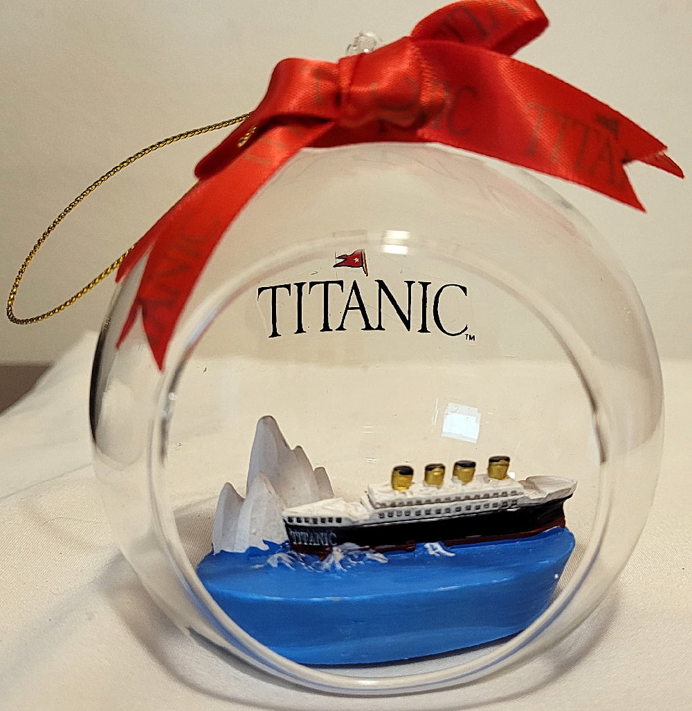 RMS Titanic Handblown 3" Glass Ornament - Walmart.com