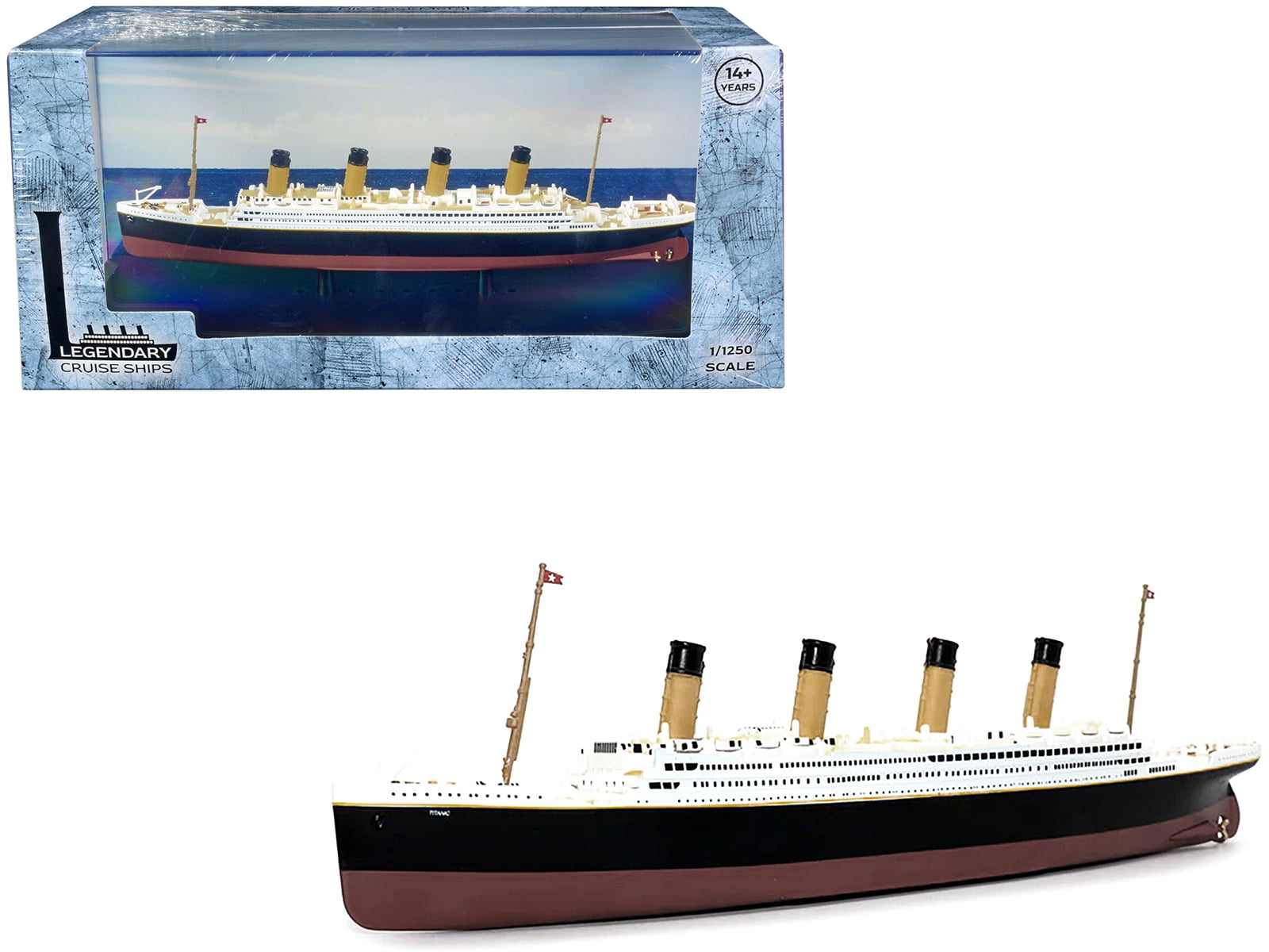 RMS Titanic Passenger Ship 1/1250 Diecast Model by Legendary Cruise ...