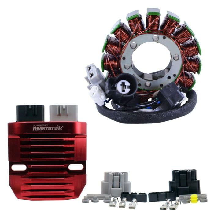 Rmstator Kit Stator + Red Machined Aluminum Mosfet Reg - Walmart.com
