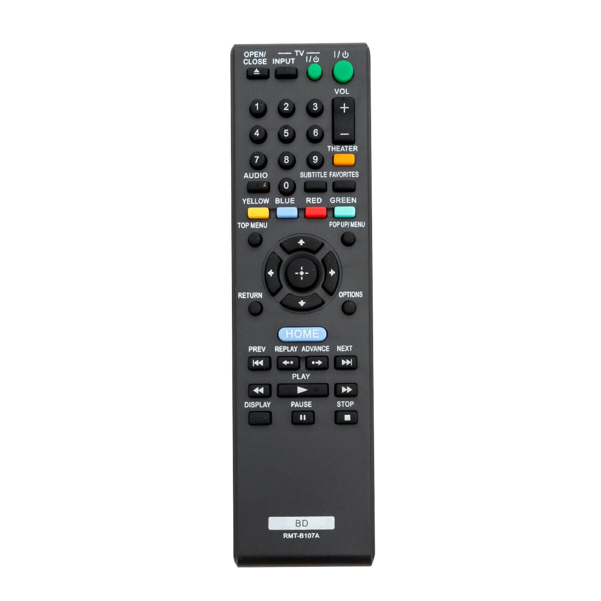 RMT-B107A Remote for Sony BDP-BX37 BDP-BX57 BDP-S270 BDP-S370 BDP-S470 ...