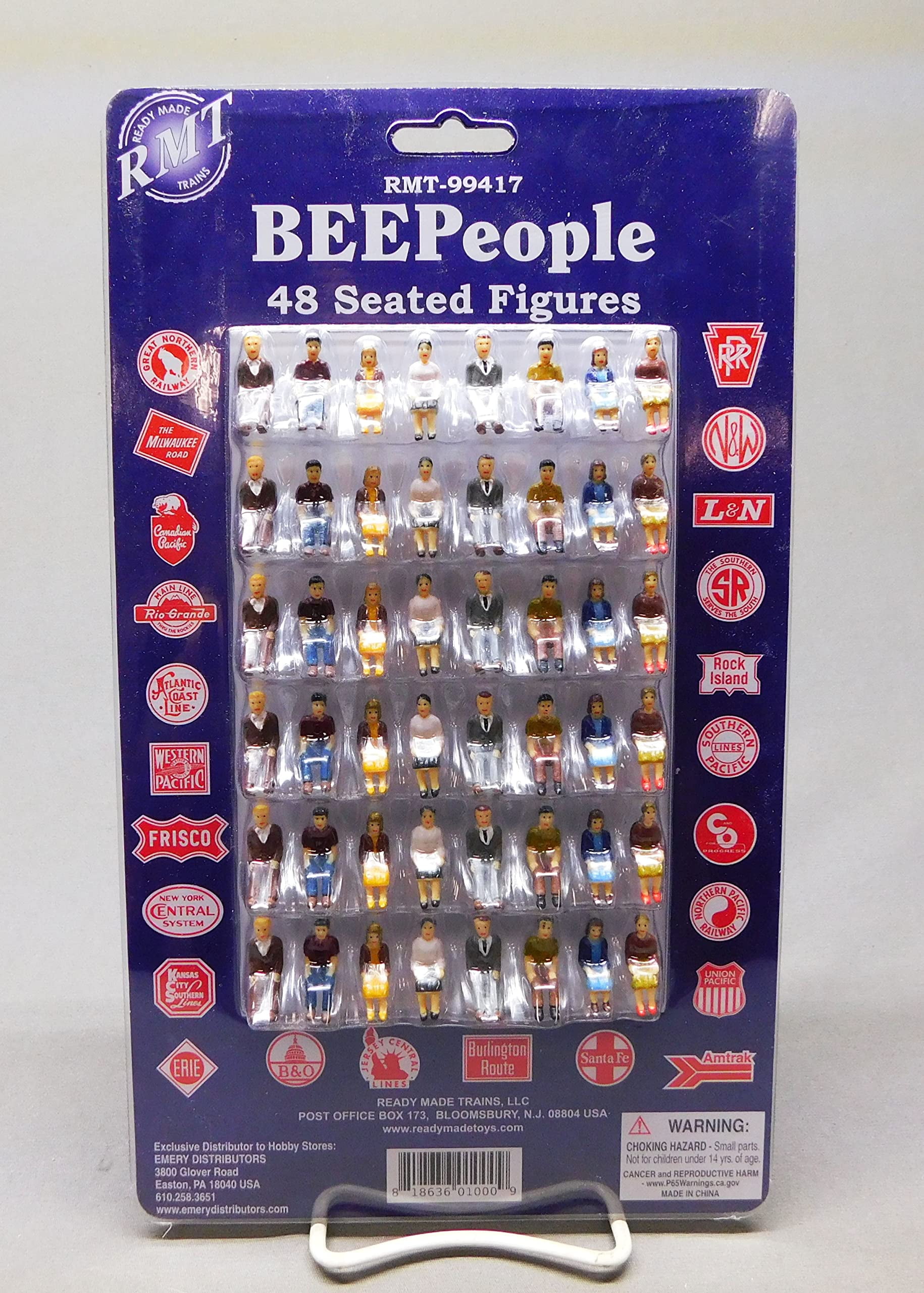 RMT BEEPEOPLE Painted Seated People Figures - 48 Pack O Gauge - Walmart.com