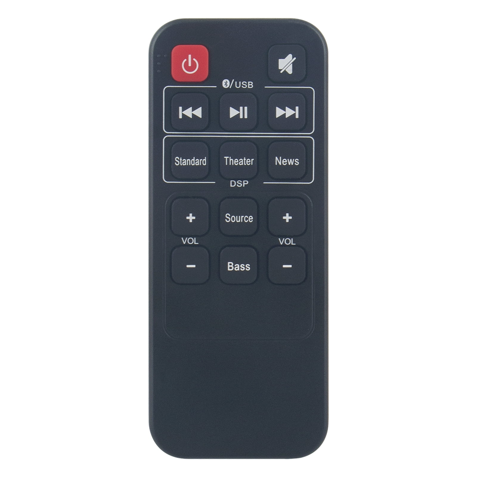 RMT-HSB318 Replaced remote control for Insignia 2.0 Channel Soundbar VG ...