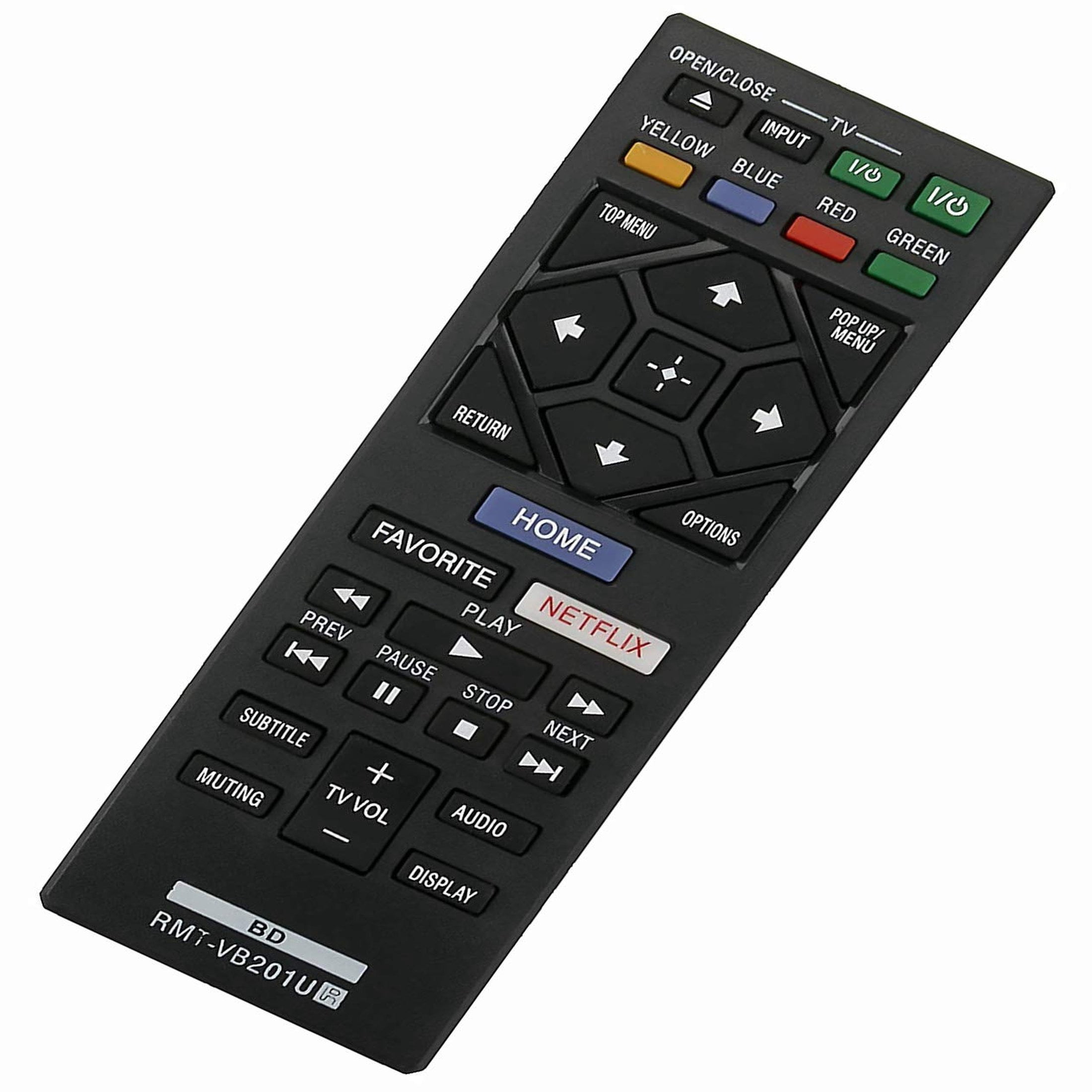 RMT-VB201U Remote Control for Sony Blu-Ray Players and Disc Systems ...