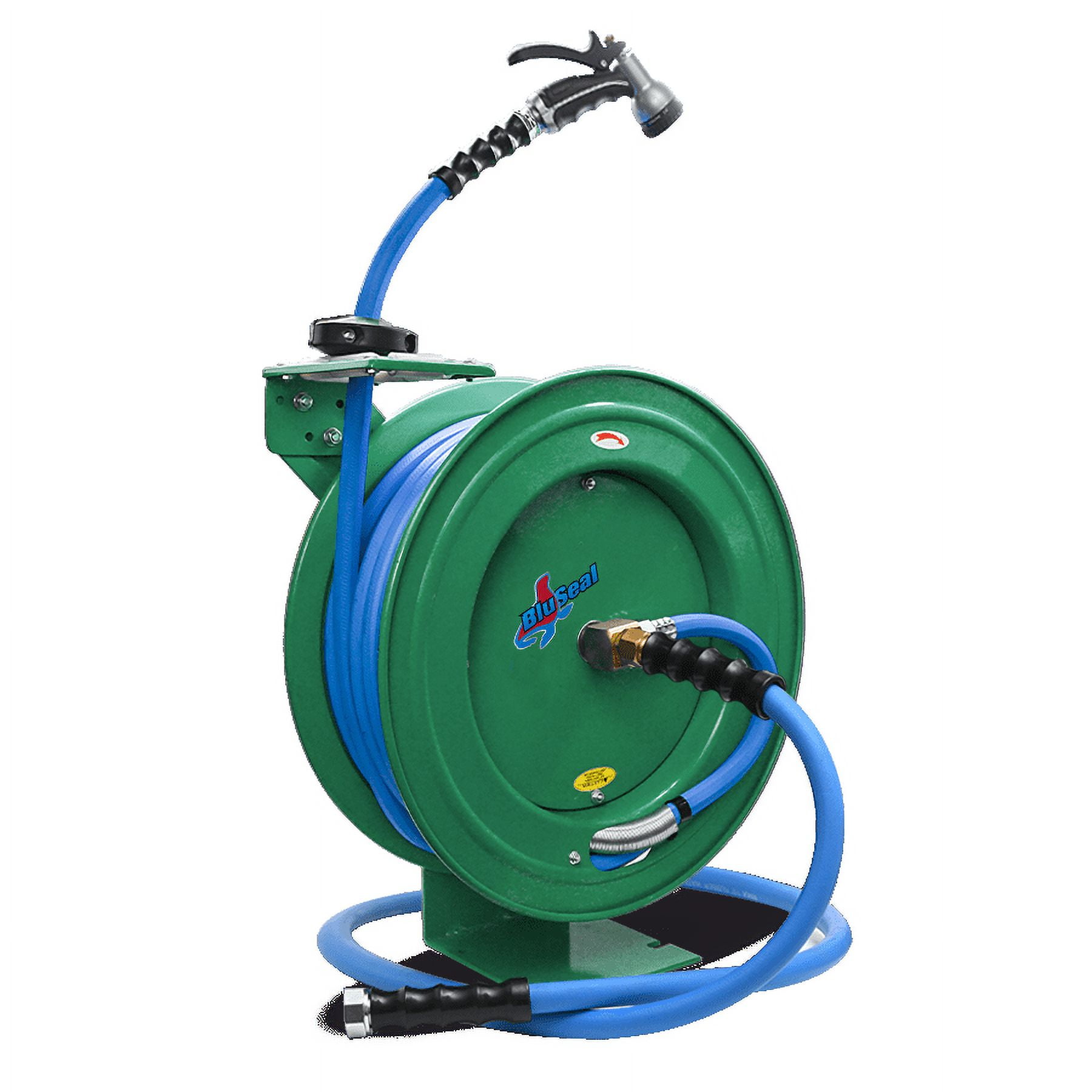 RMX BluSeal Auto Retractable Water Hose Reel with Hot & Cold Water ...