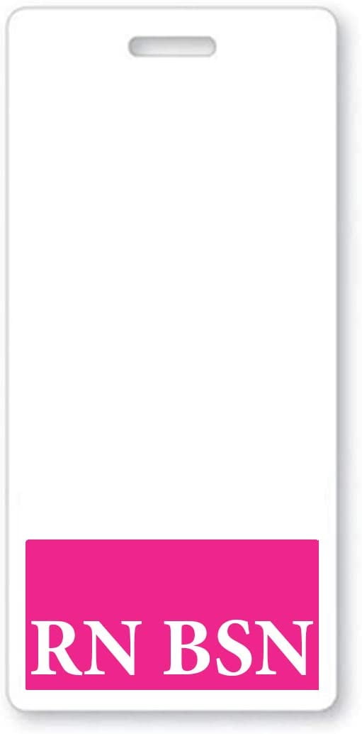 RN BSN Badge Buddy - Vertical- Heavy Duty Spill Proof & Tear Resistant ...