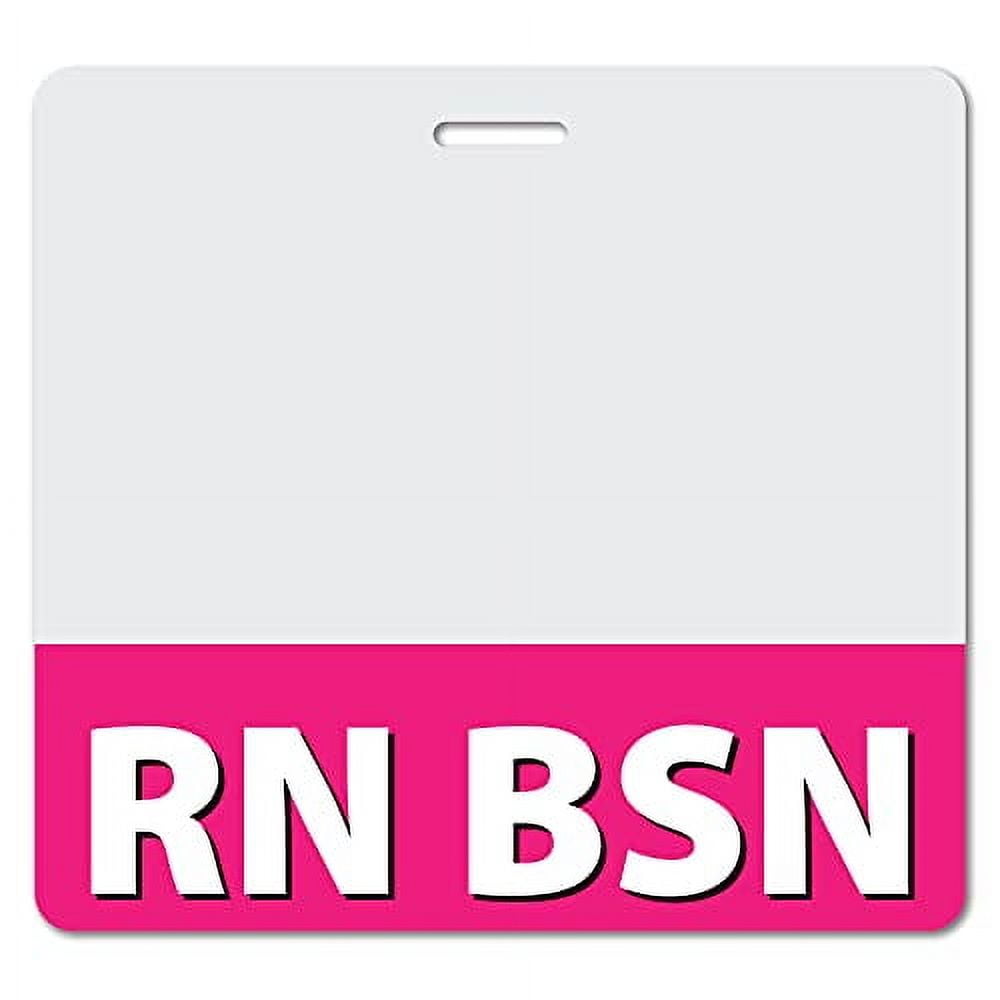 RN BSN Heavy Duty Horizontal Bright Pink (50 pack) - Spill & Tear Proof ...
