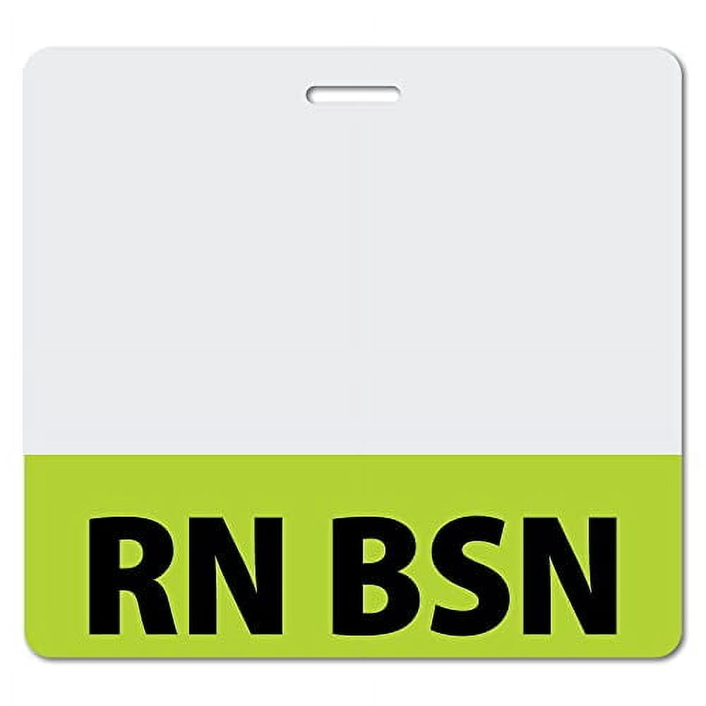 RN BSN Heavy Duty Horizontal Light Green (20 Pack) - Spill & Tear Proof ...