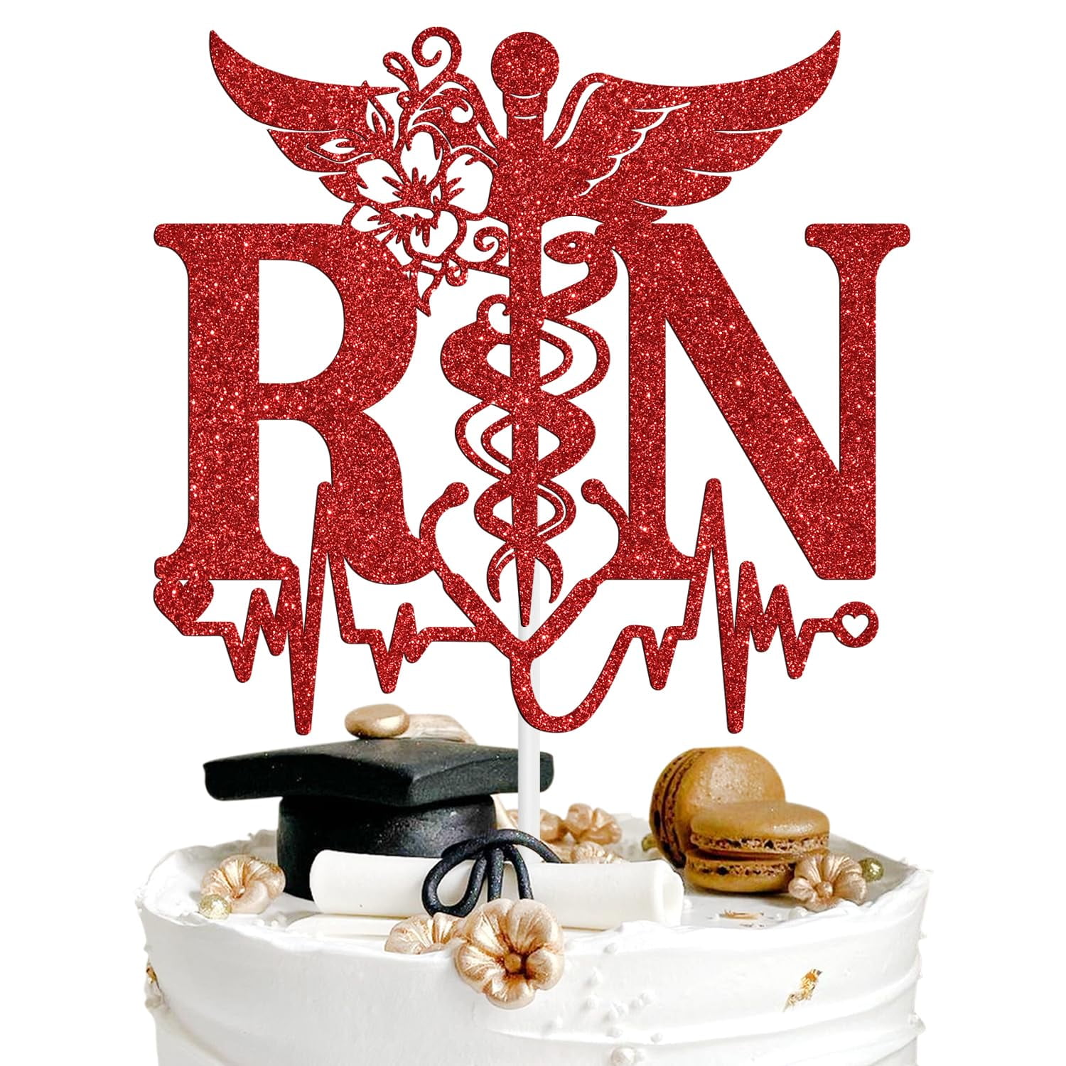 RN Cake Topper, Congrats Nurse Grad, RST1 Future RN/BSN/CNA/LPN/NP/PA ...