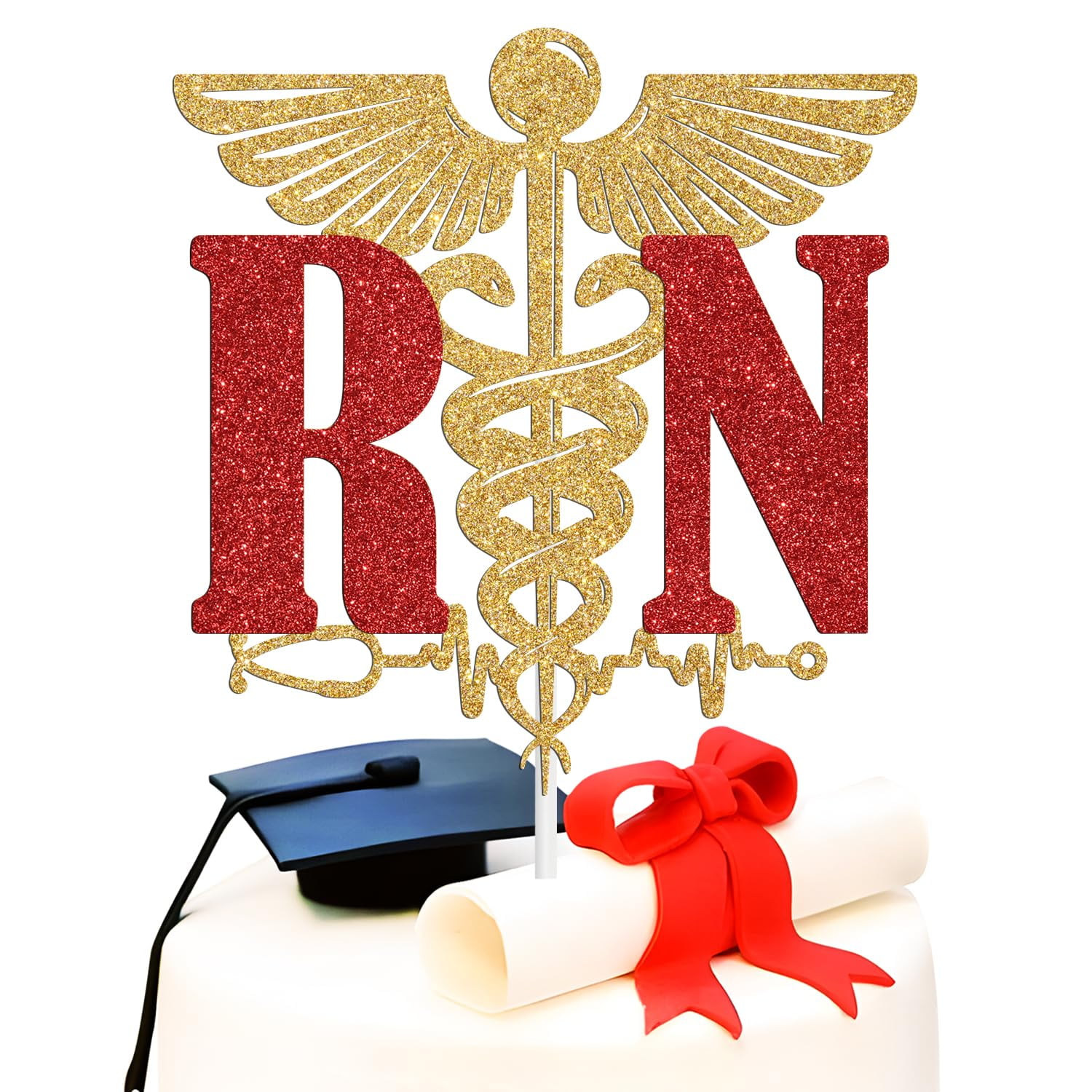 RN Cake Topper, Congrats Registered Nurse, RST1 2025 Nurse Grade ...