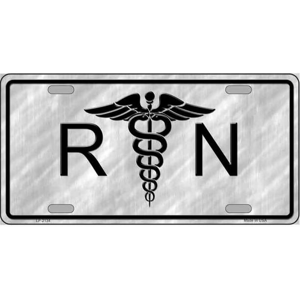 RN Registered Nurse Novelty License Plate LP-2134 - Walmart Business ...