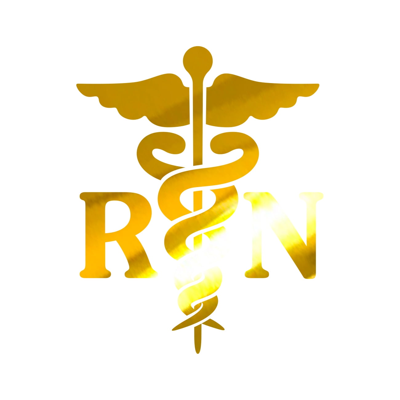 RN Registered Nurse Star of Life Sticker Decal Die Cut - Self Adhesive ...