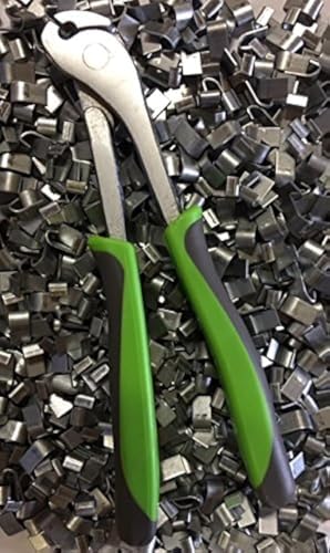 RNL RabbitNippLes J-Clip Pliers + 2 LBS J-Clips, Comfort Green Handle ...