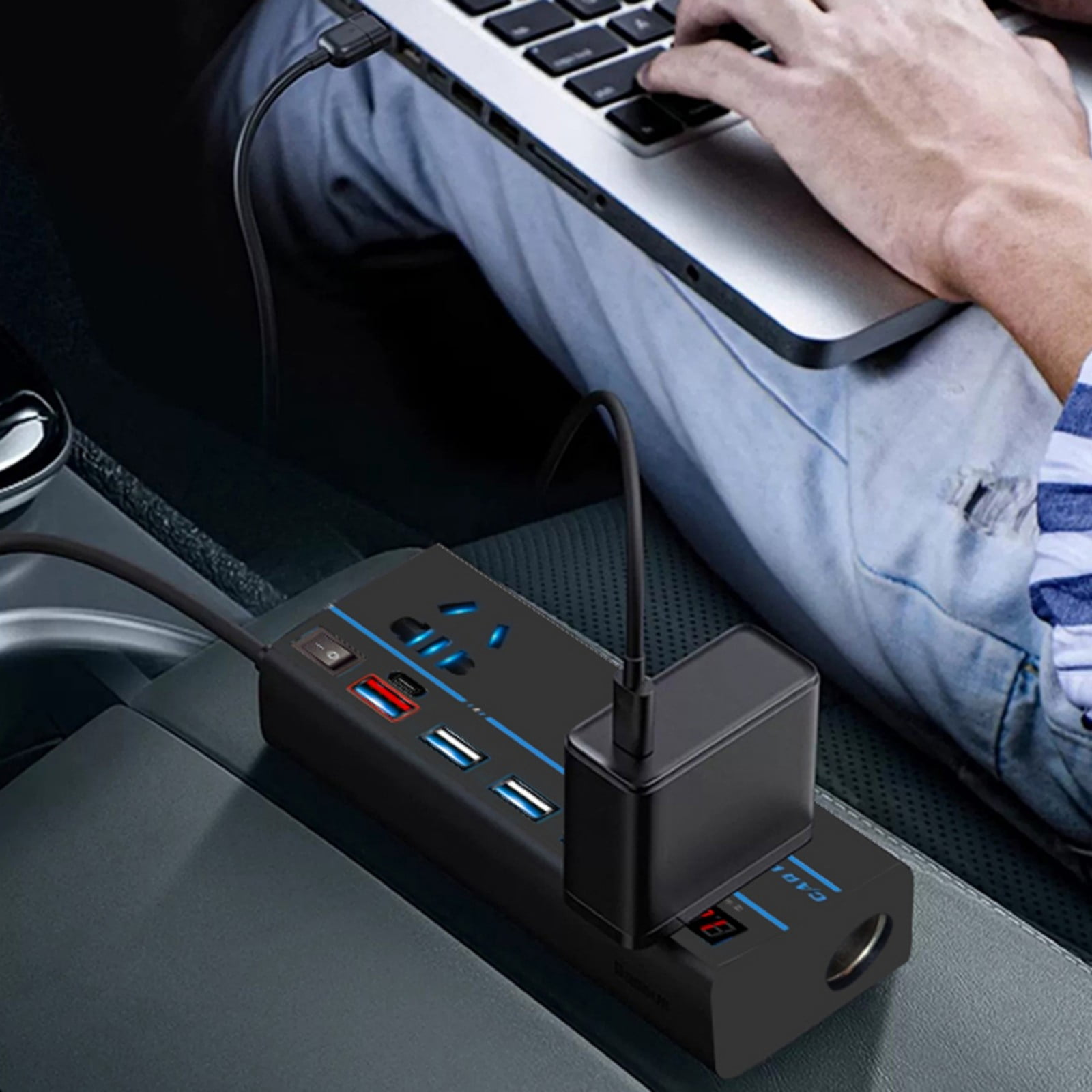RNLUGM Smart Home , Charger Socket Type-C USB Car Inverter Power ...