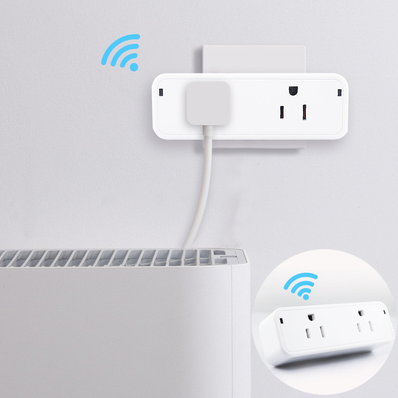 RNLUGM Up to 65% off Smart Home Savings, 2 In 1 WiFi Smart Plug With ...