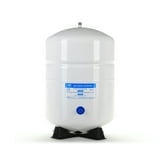 Hydronix RO-122-W14 3.2 Gal Stainless Steel Reverse Osmosis Tank, Compact, White, 1/4" Port ...