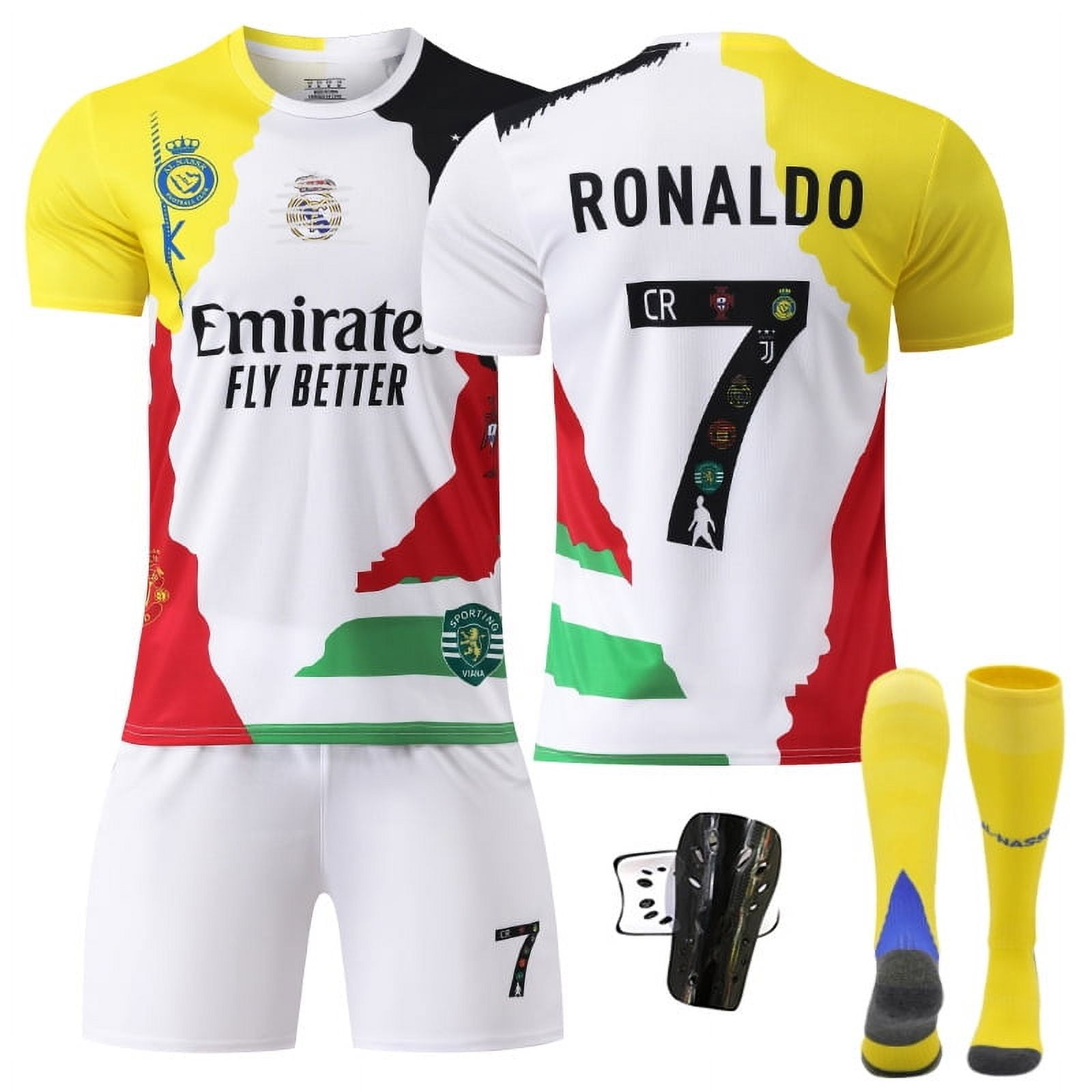RO-NALDO-7 Youth Soccer Jerseys for Boys & Girls 6-15 Years ...