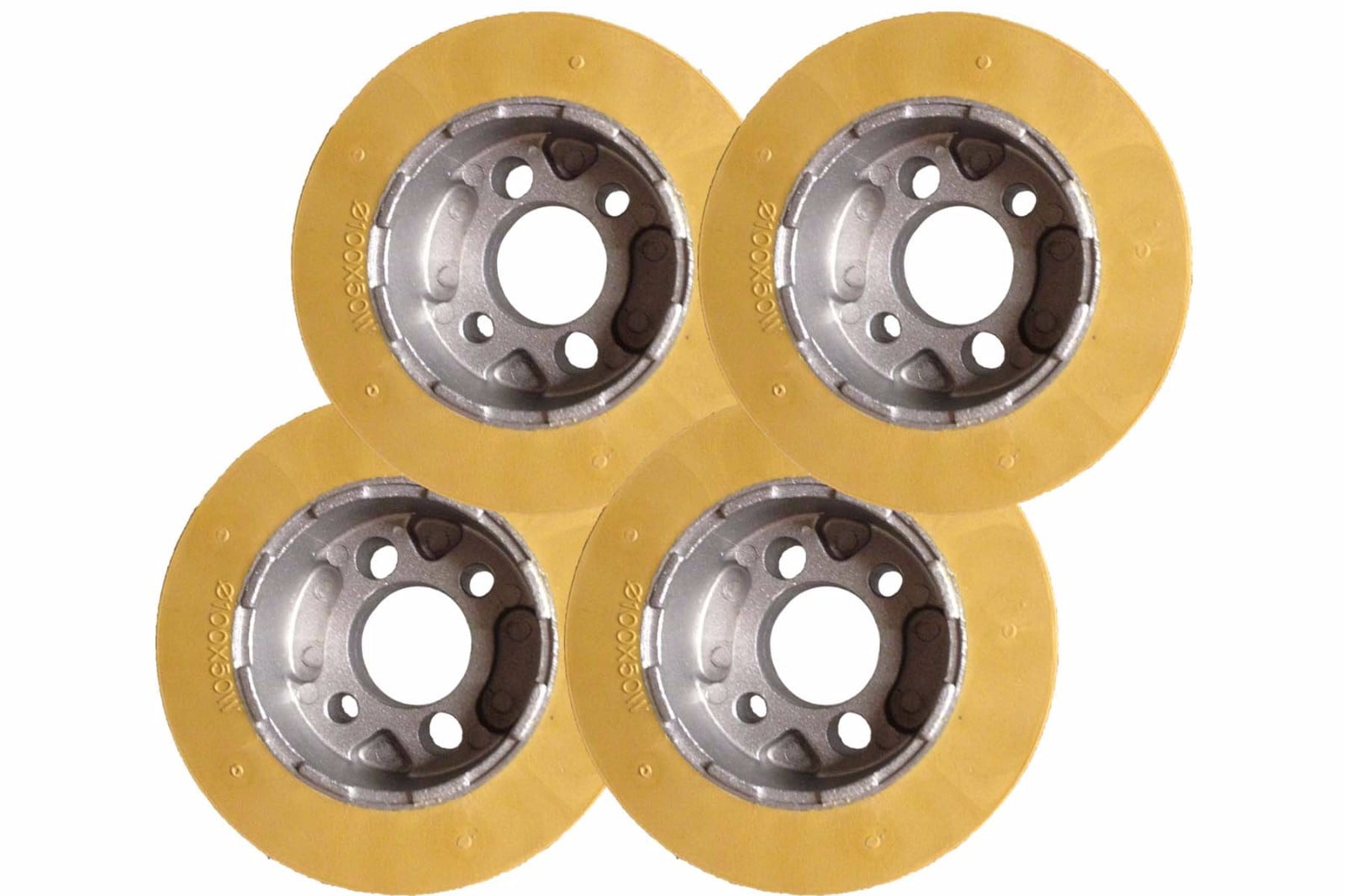 RO10 Rubber Power Feeder Wheels (Set of 4) - 100 x 50mm - Walmart.com