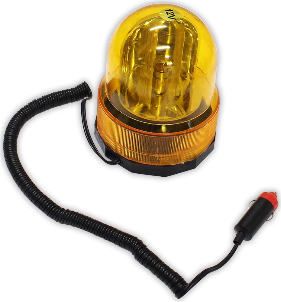 ROAD GENIE 12V Revolving Amber Warning Beacon Light | 6" (15.2 cm ...