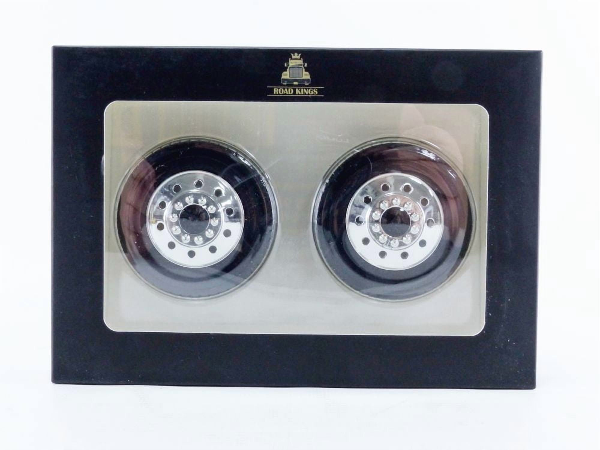 ROAD KINGS 1/18 - WHEELS Tyre Rims / Font Wheel Set - Peterbilt 359 ...