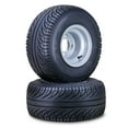 ROADGUIDER Golf Cart Tire Wheel Assembly 18X8.5-8 4-Ply with 4 Lugs on ...
