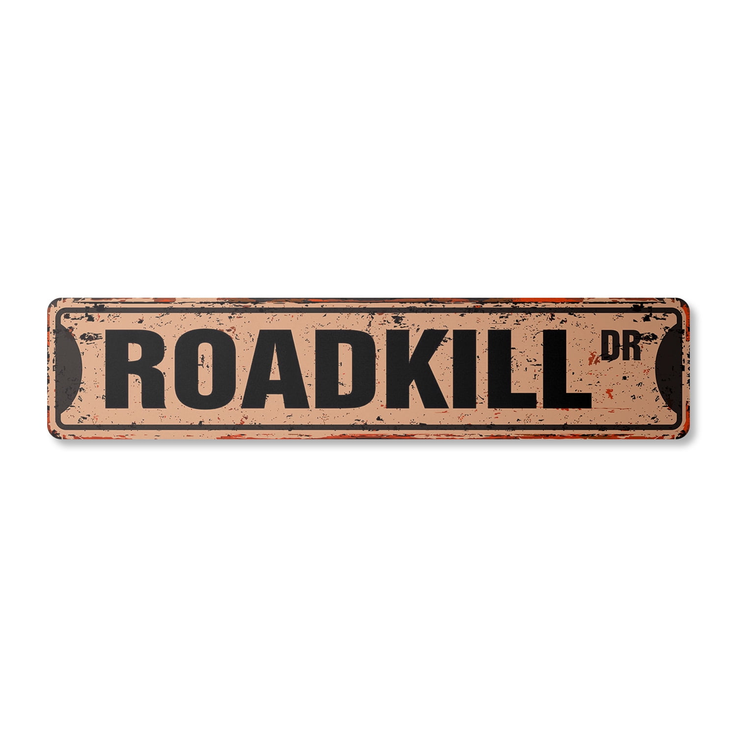 ROADKILL Vintage Plastic Street Sign animals killed cars trucks street ...