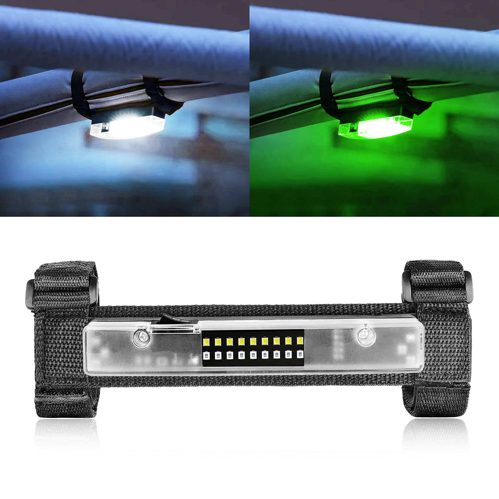 ROADOR UTV Dome Light STF9 Battery Powered Universal Roll Bar LED ...