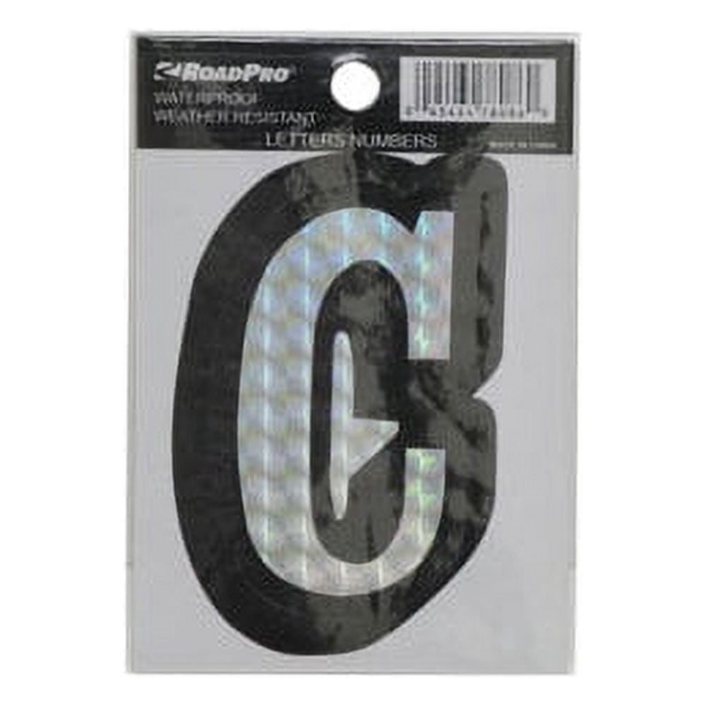 ROADPRO R 78086D C PRISM STYLE ADHESIVE LETTER - Walmart.com