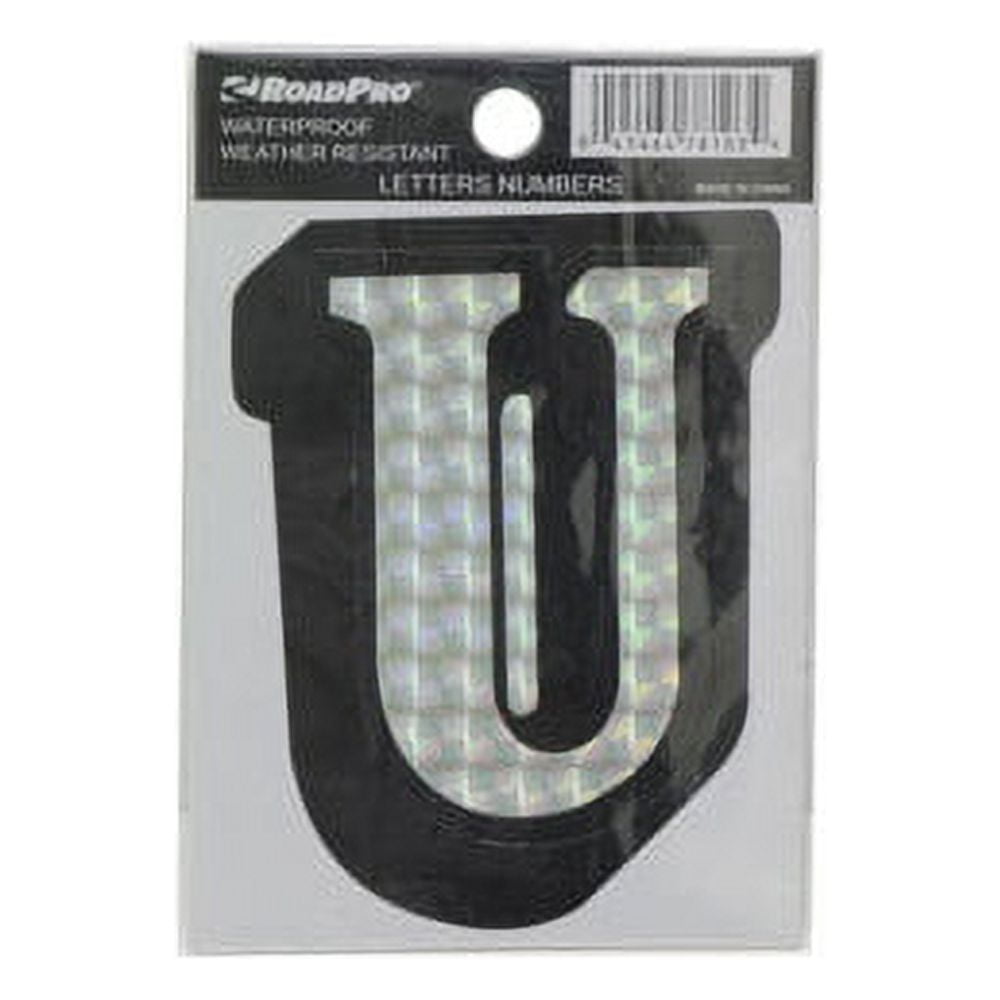 ROADPRO R 78103D U PRISM STYLE ADHESIVE LETTER - Walmart.com
