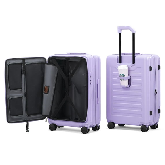 ROAMING 20 Inch Carry On Luggage Expandable Front Opening Rolling ...