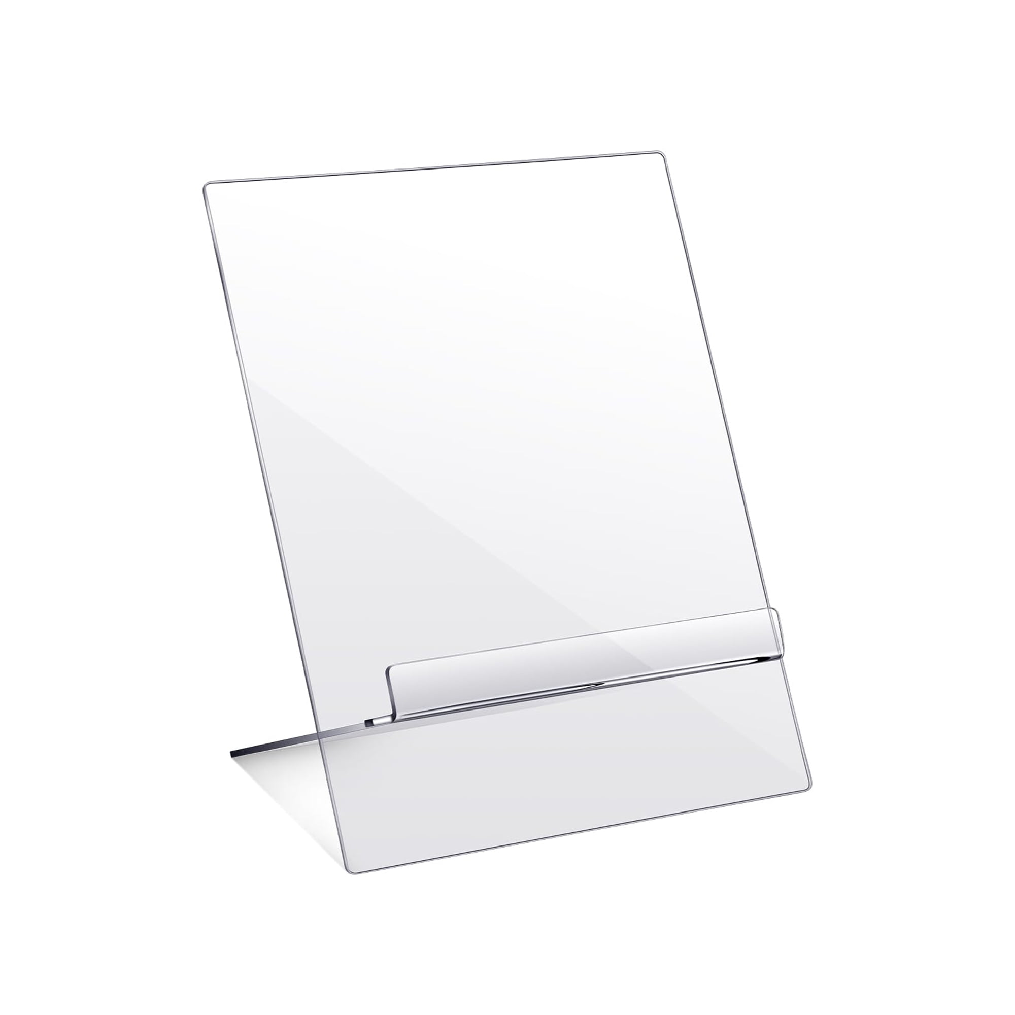 ROAONOCOMO Clear Acrylic Recipe Stand Waterproof Recipes Display Rack ...
