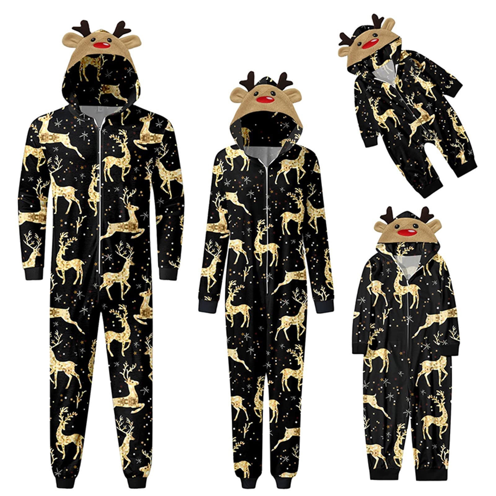 Customer reviews for ROAONOCOMO Matching Christmas Onesies Pajamas for ...