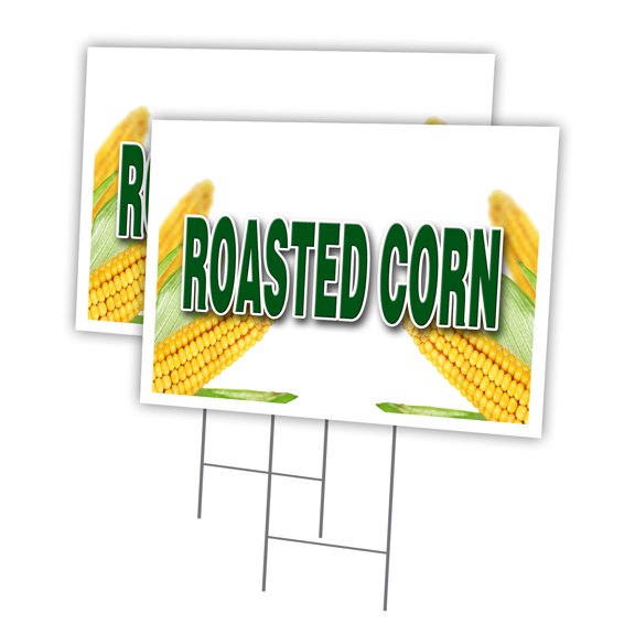 FLOOR SAMPLE SALE 5 Pack Of 18" x 24" Yard Sign & Stake outdoor plastic ...