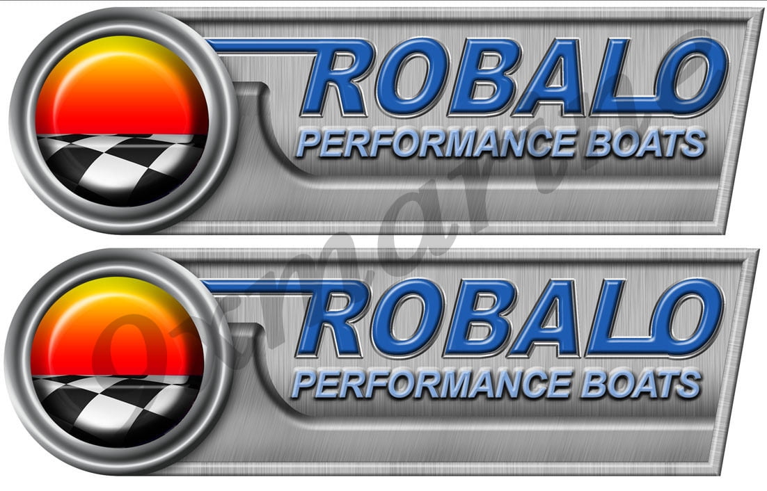 ROBALO Stickers. Remastered stickers for boat - Walmart.com