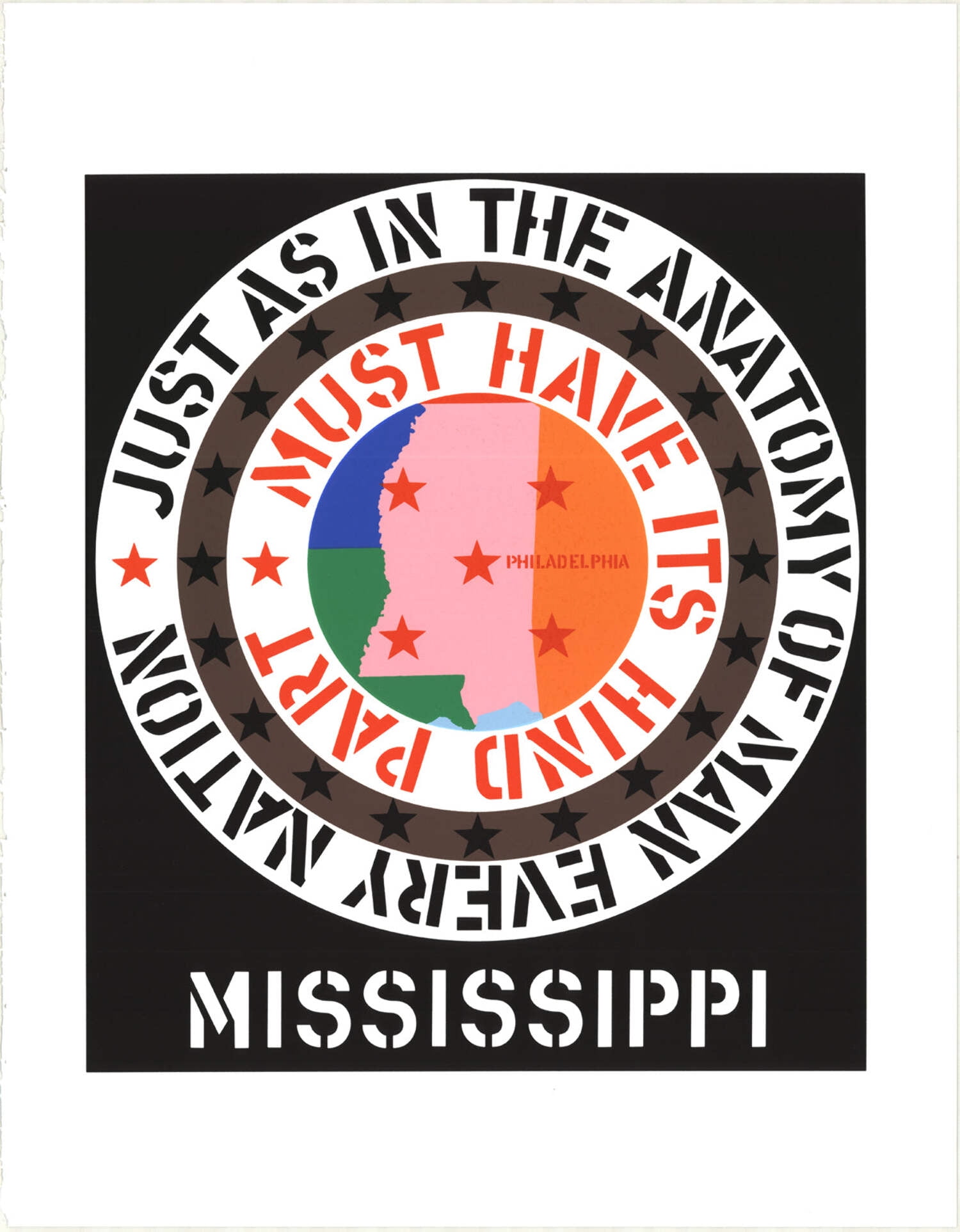 ROBERT INDIANA Mississippi, 1997 - Walmart.com