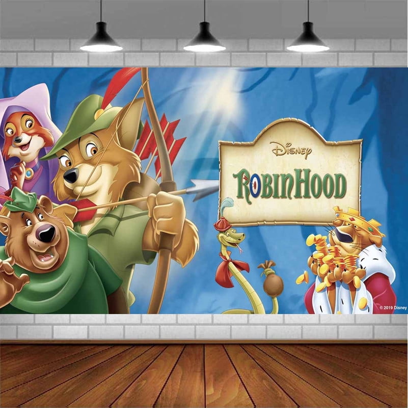 ROBIN HOOD Backdrop Banner Party Supplies Poster Movie Theme Background ...