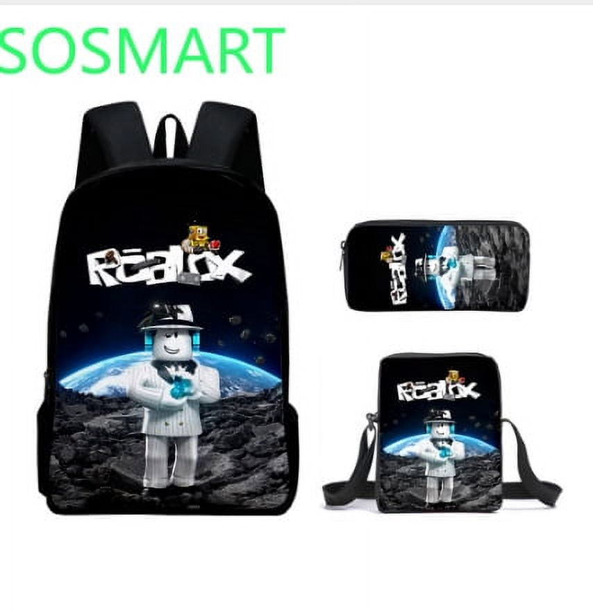 ROBLOX Adventure Gamer Backpack Set, with Shoulder Bag, Pencil Case Set ...