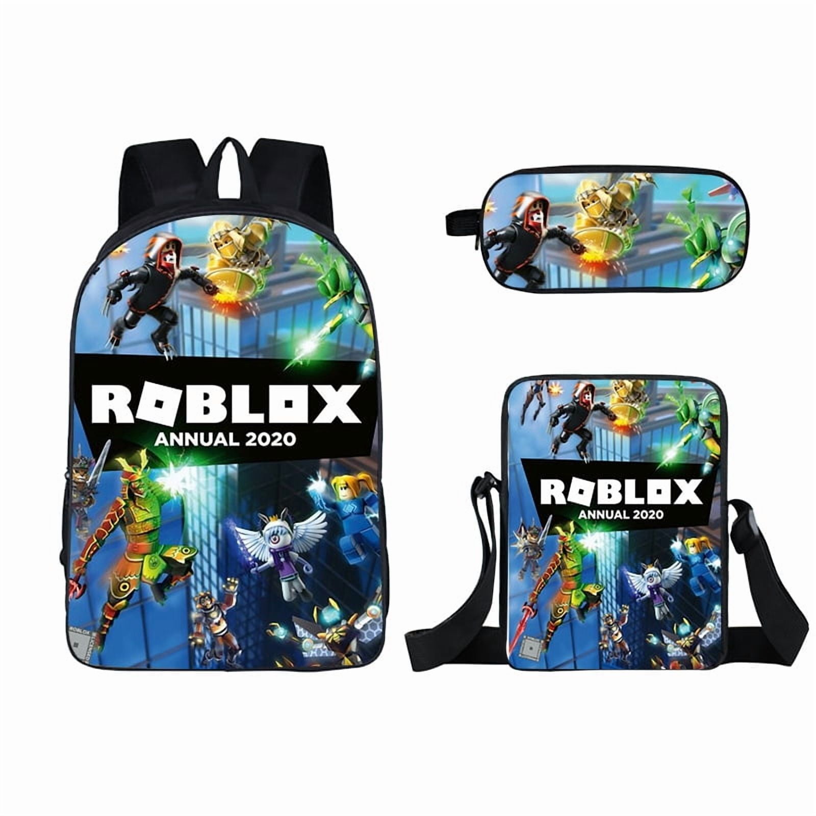 ROBLOX Gamer Backpack Set, with Shoulder Bag, Pencil Case Set, 17 Inch ...