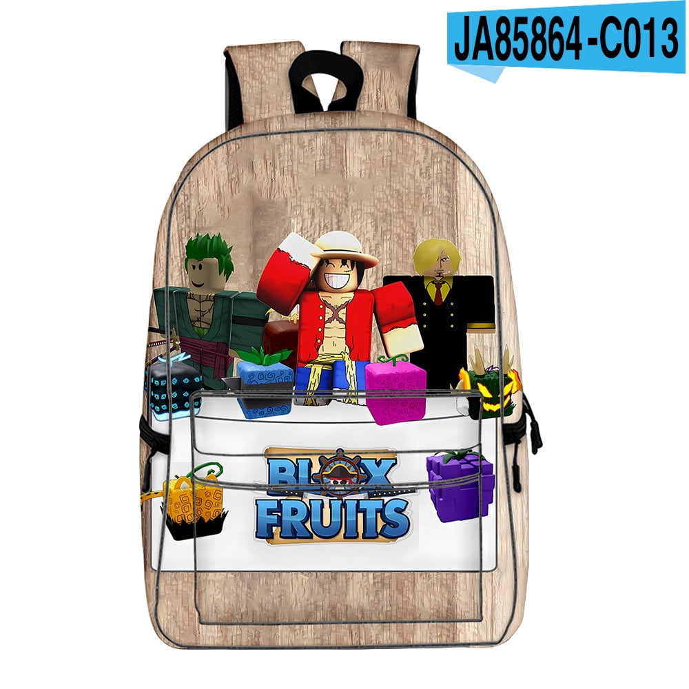 ROBLOX backpack blox large capacity fruits backpack satchel pencil case ...