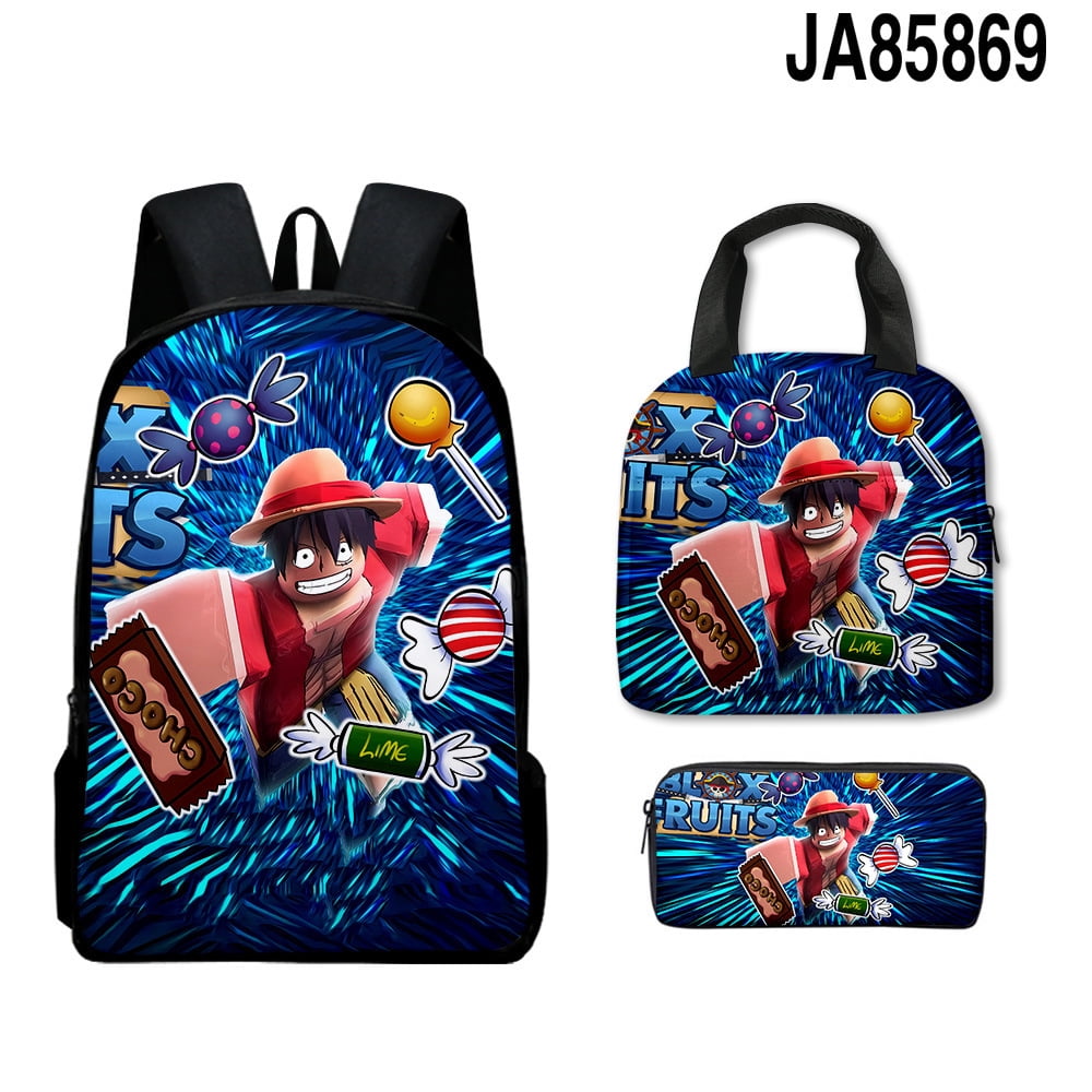 ROBLOX backpack blox large capacity fruits backpack satchel pencil case ...