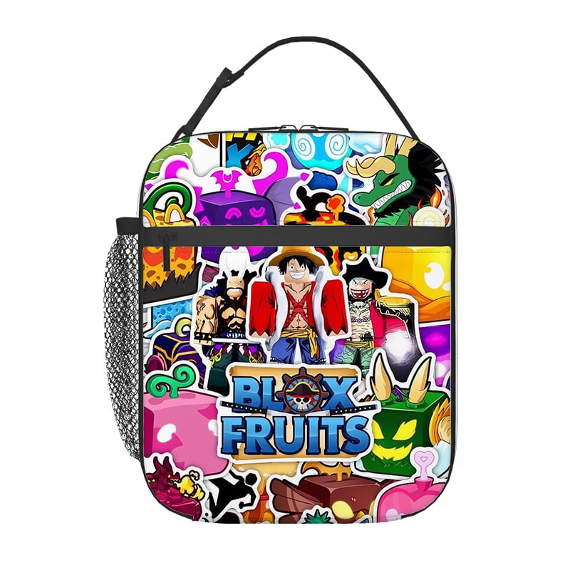 ROBLOX blox fruits Insulated Lunch Bag Lunchbox for Supplies Food ...