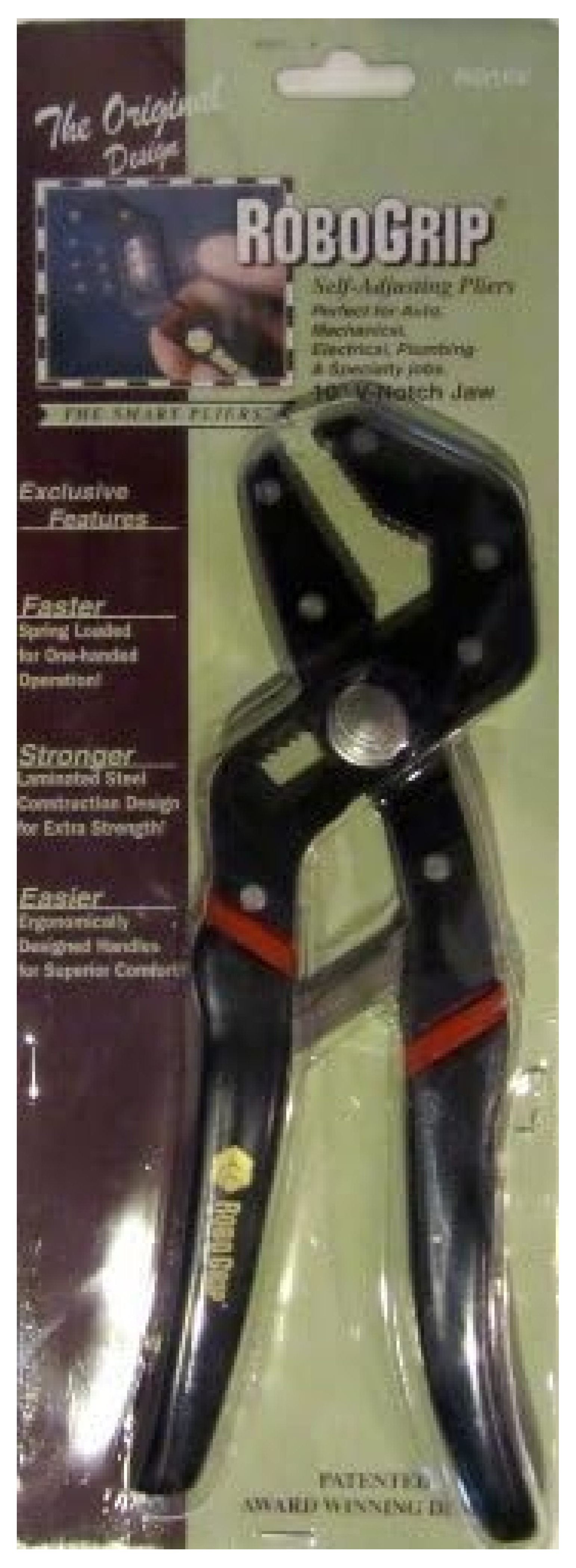 ROBOGRIP 10 V-Notch Jaw, Self-Adjusting Pliers by Robogrip - Walmart.com
