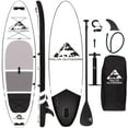 Roc Polar Series Inflatable Paddle Board, 10ft SUP, 350lbs Capacity ...