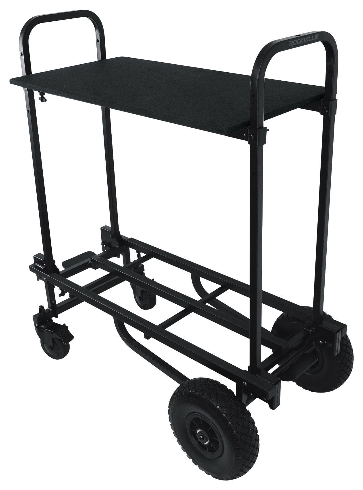 ROCK CART OFF-ROAD DJ Equipment Transport Roller Car + Top Shelf ...