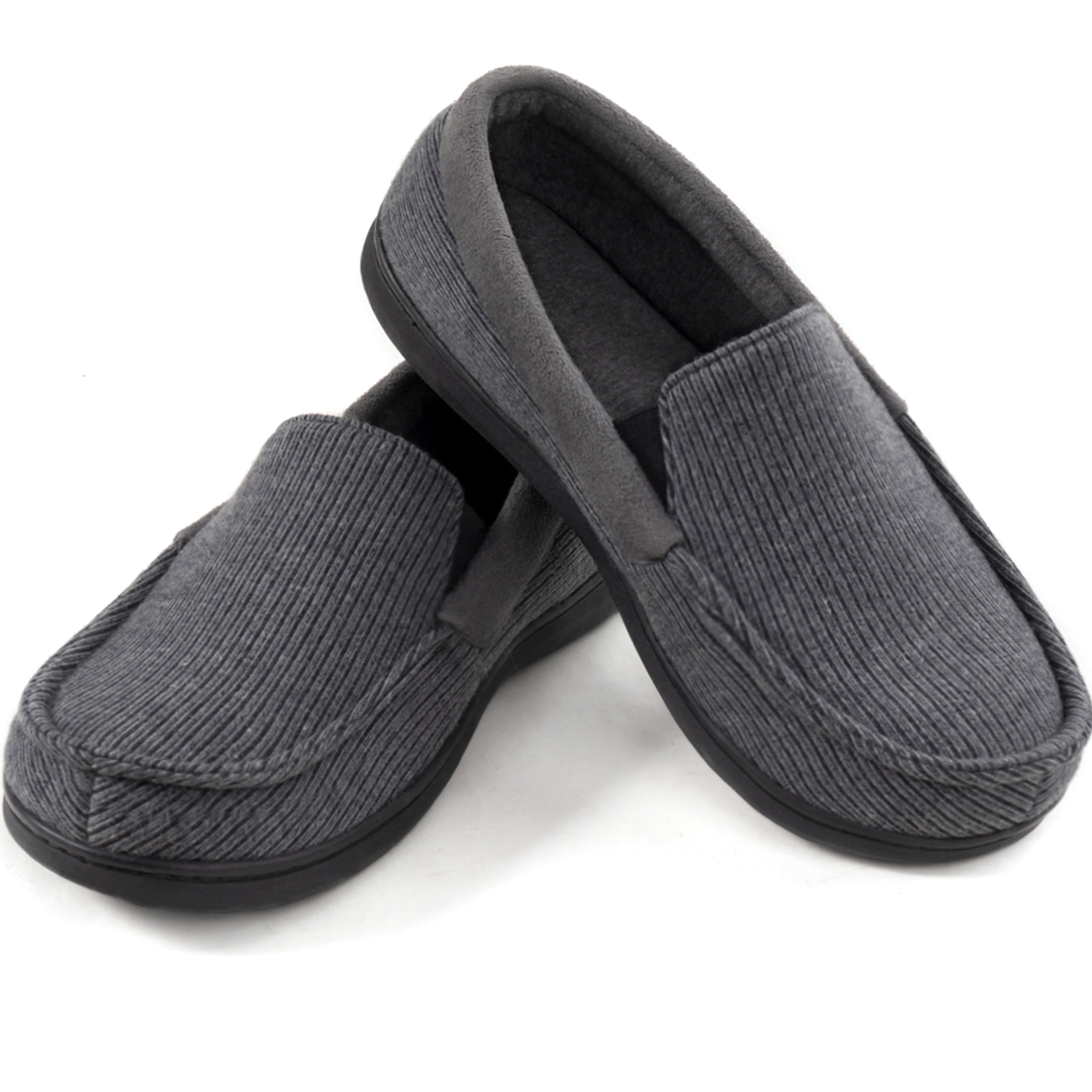 RockDove Men's Moc Slipper with Memory Foam Footbed and Anti-Slip ...