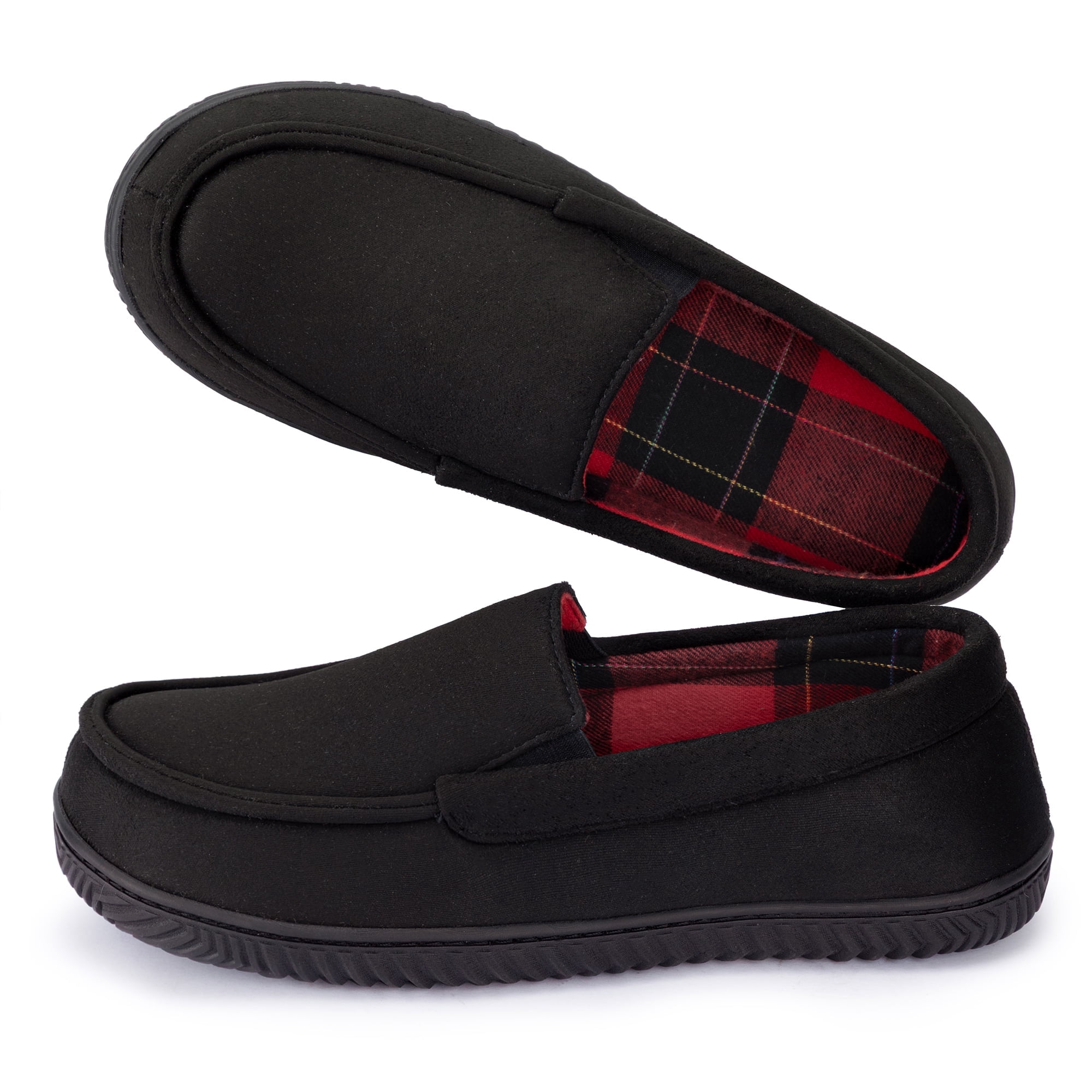 RockDove Men's Moccasin Slippers with Flannel Lining - Walmart.com