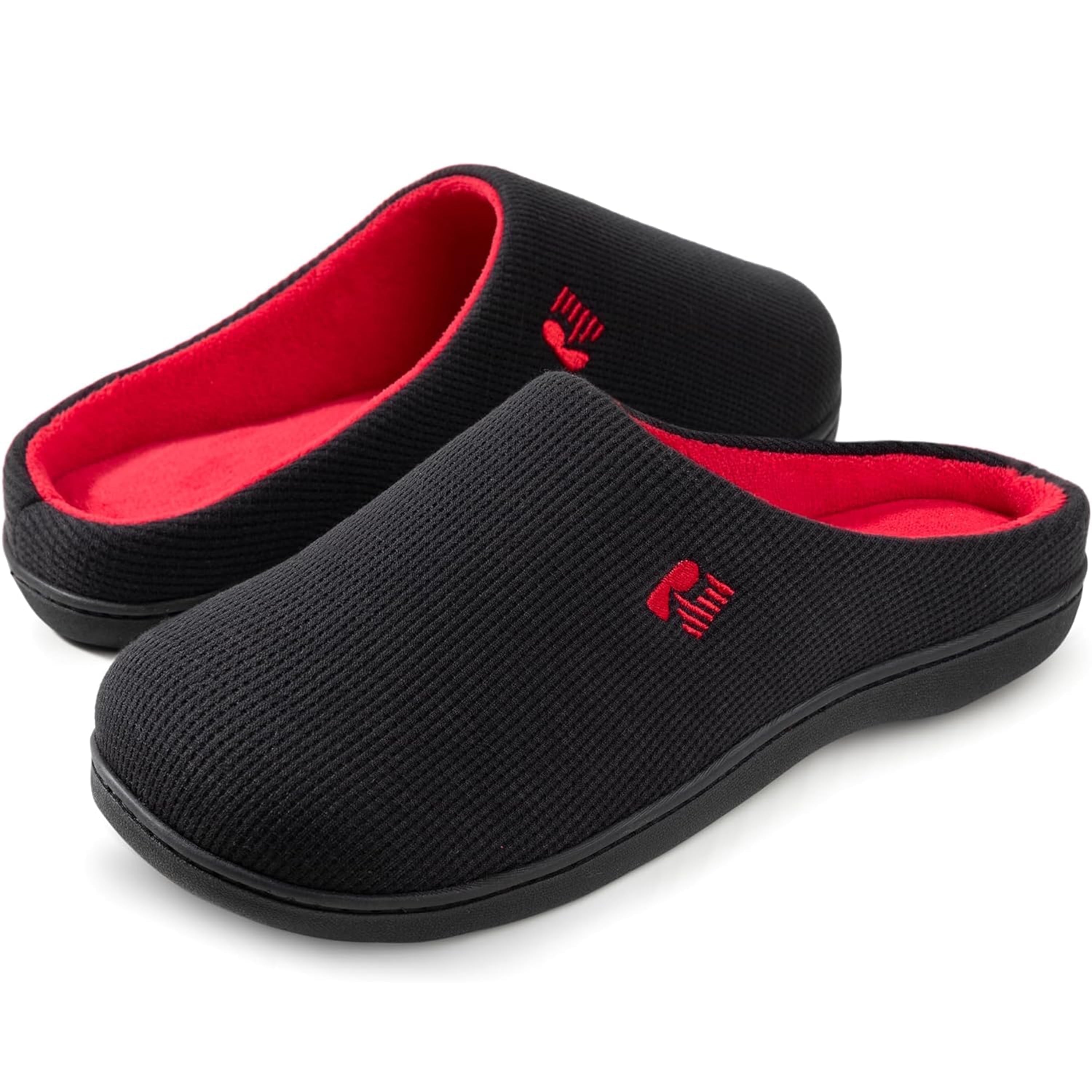 Ravelier Men's Original Two-Tone Memory Foam Slipper - Walmart.com