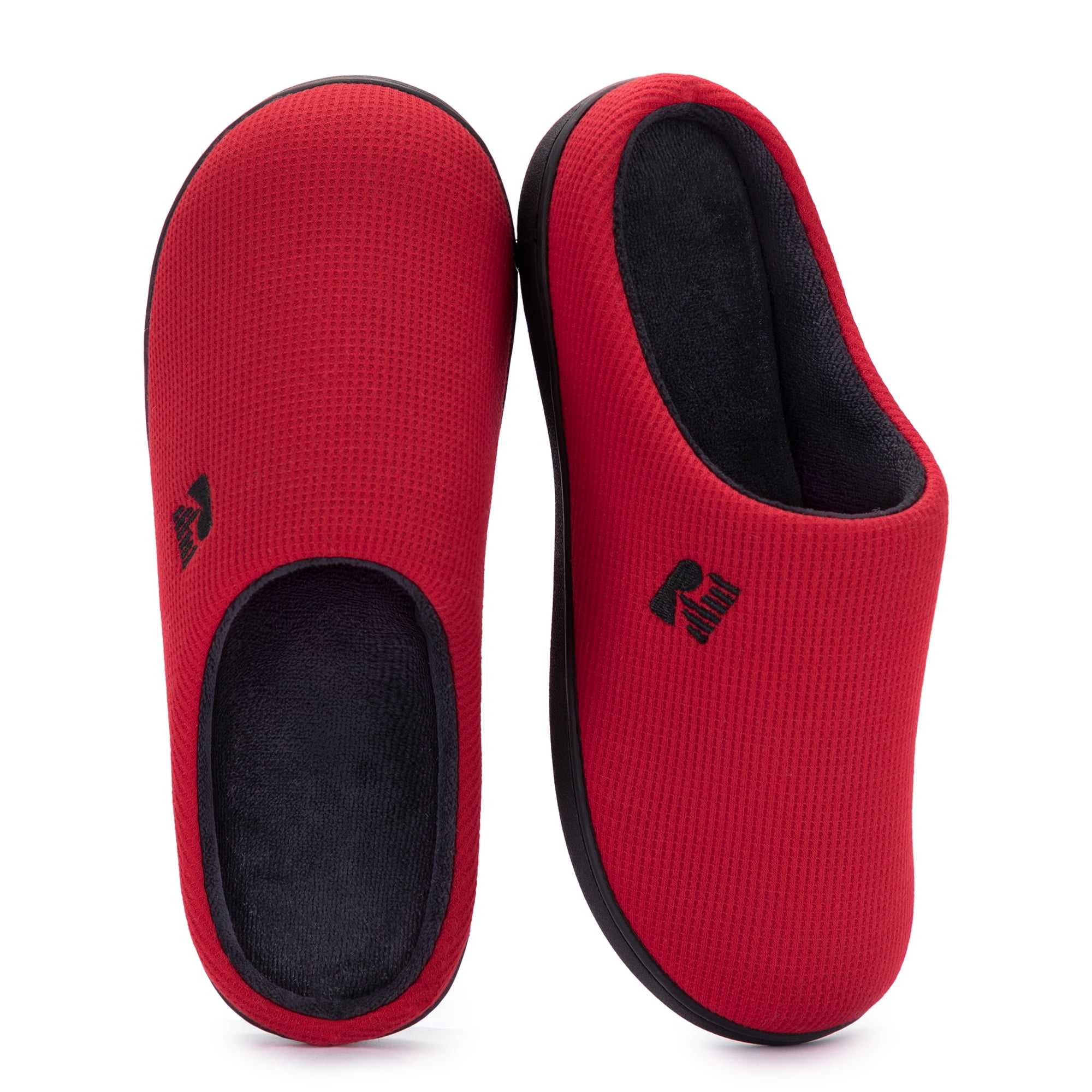 RockDove Women's Unique Two-Tone Memory Foam House Slipper for Adults ...
