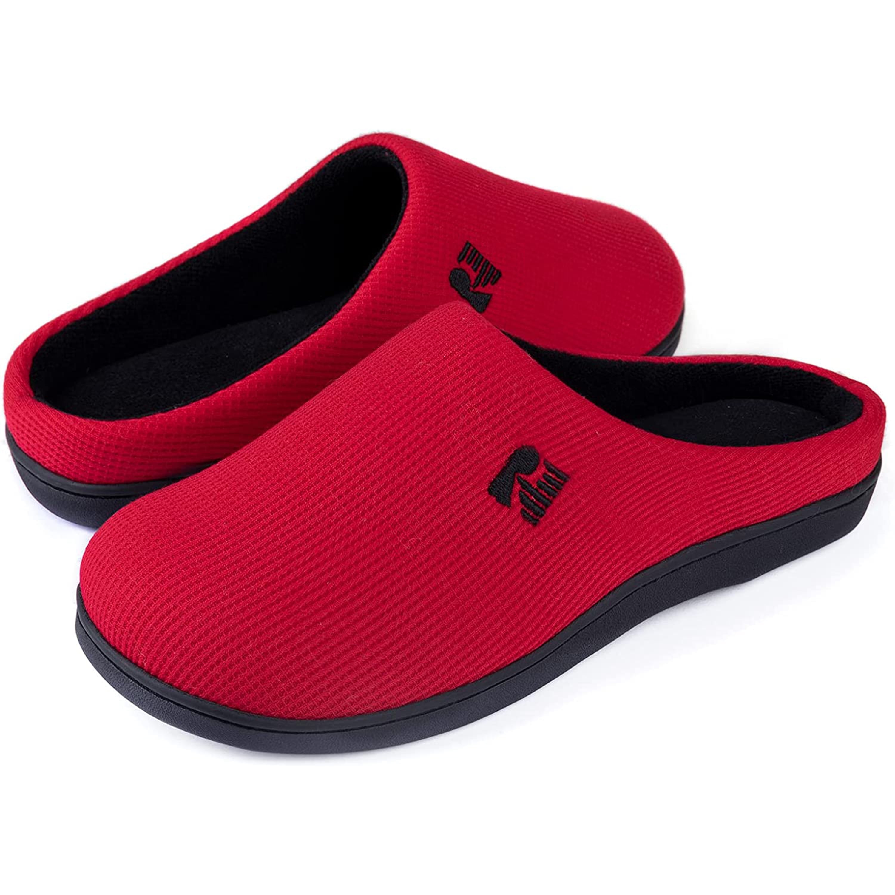 Sofora by RockDoves Women's Dual-Tone Cushioned Memory Foam Slippers ...