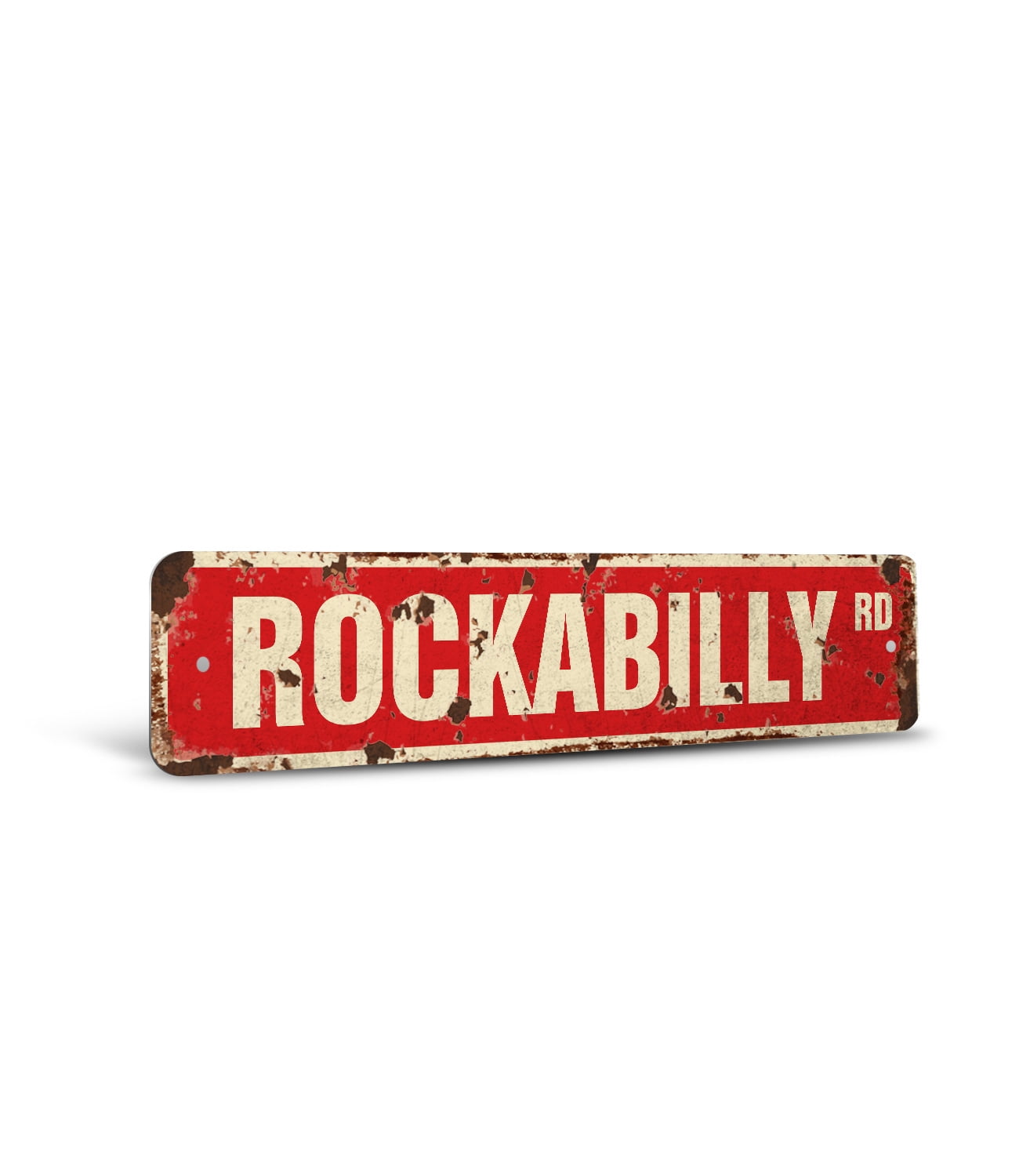 ROCKABILLY Vintage Style Rustic Street Sign – Childrens Name Room Sign ...