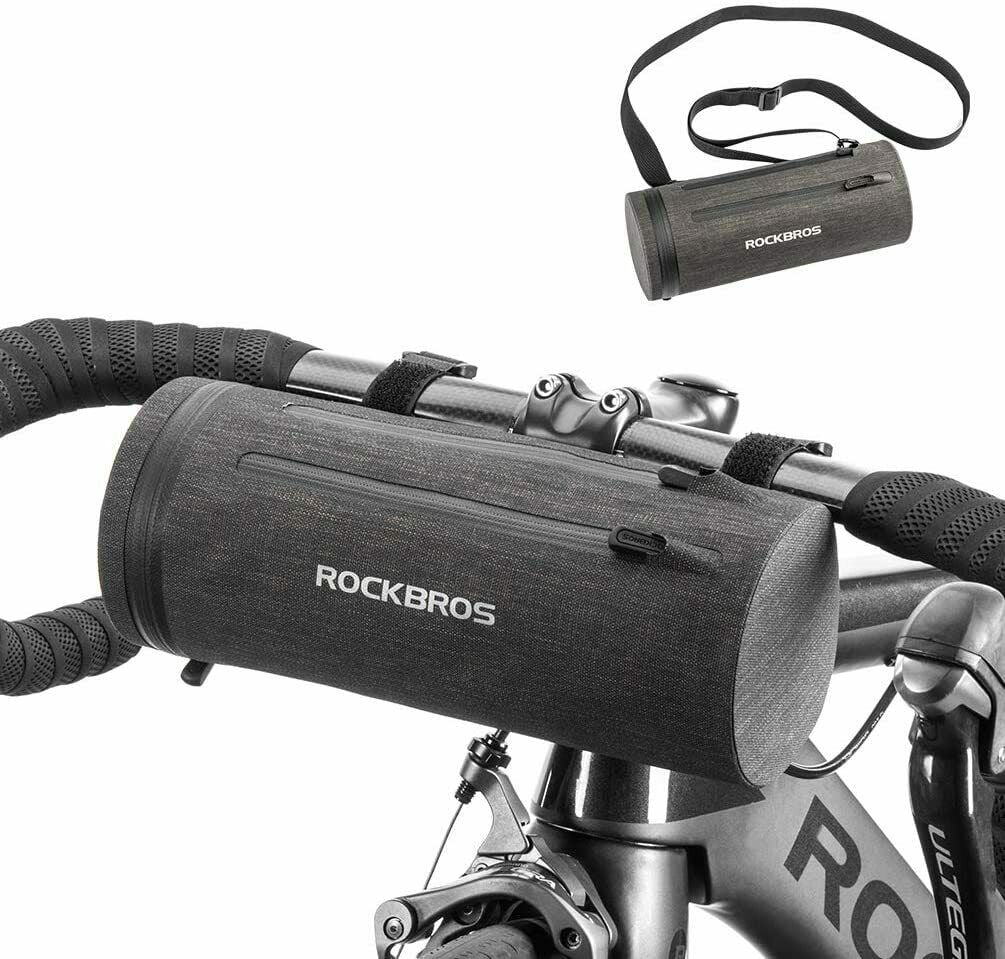 ROCKBROS 2L Bike Handlebar Bag Bicycle Pannier Frame Tube Outdoor ...